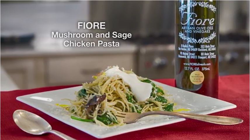 FIORE Mushroom & Sage Chicken Pasta – FIORE Artisan Olive Oils & Vinegars