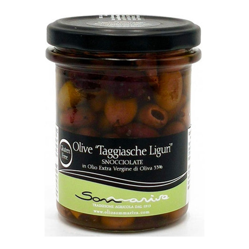 Taggiasca Olives in EVOO – FIORE Artisan Olive Oils & Vinegars